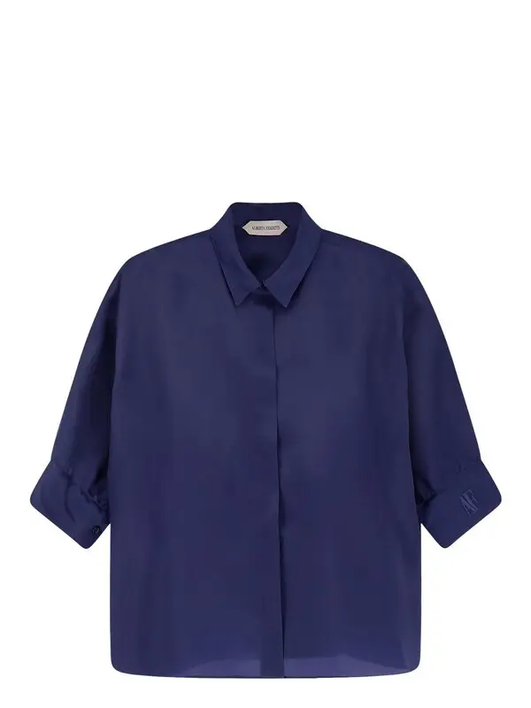 Alberta Ferretti Silk Shirt - Blue