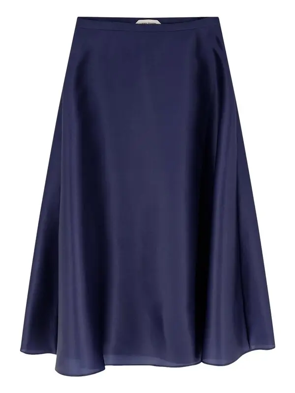 Alberta Ferretti Silk Skirt - Blue