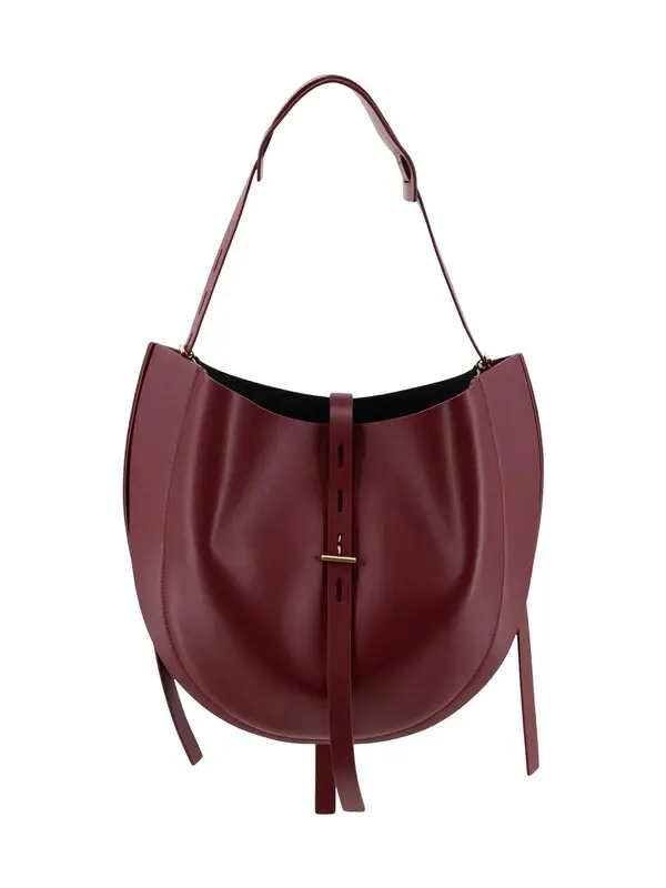 MINOBOSSI Liz Leather Crossbody Bag - Red