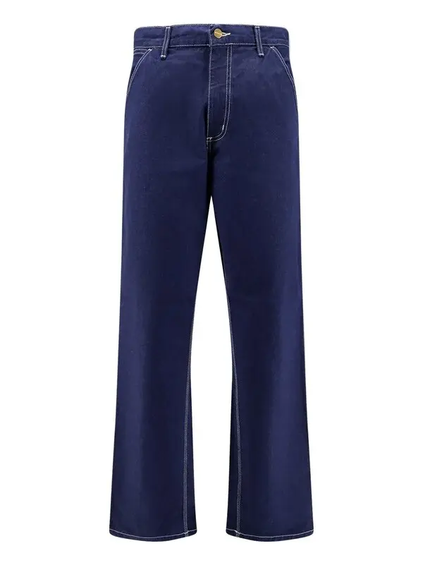 Carhartt Work In Progress Norco Relaxed Straight Fit Trousers - Blue