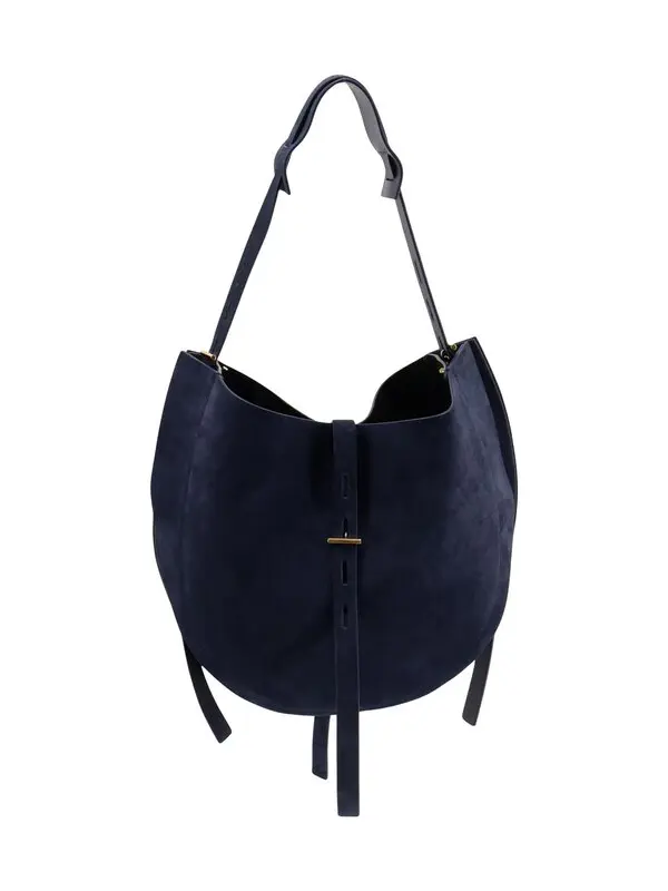 MINOBOSSI Suede Cross Body Bag - Blue