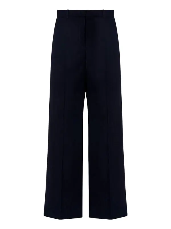 THE ROW Dender Wool Trousers - Blue