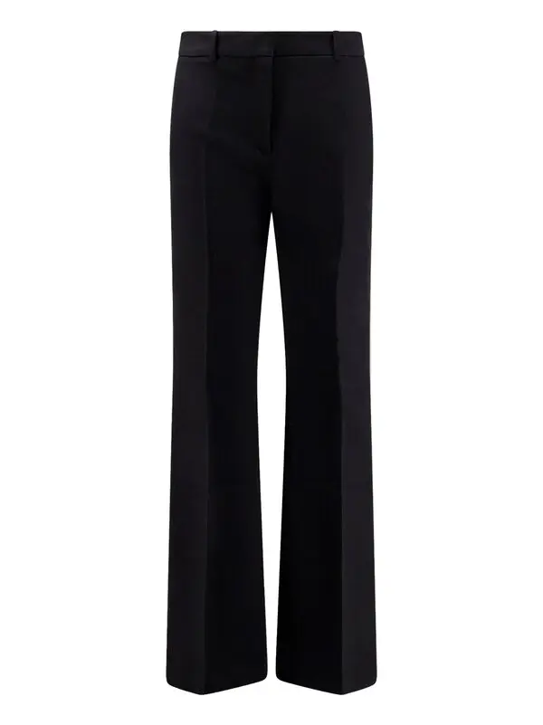 JOSEPH Tafira Viscose And Cotton Trousers - Blue