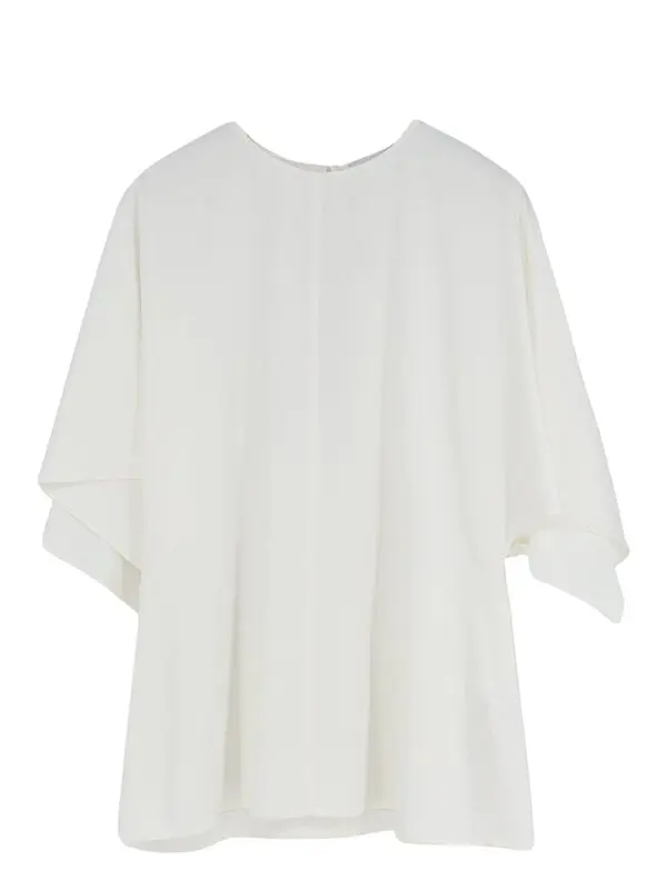 Stella McCartney Handkerchief Satin Top - White