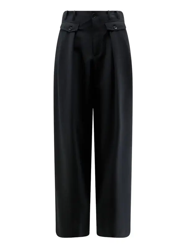 Closed Wenda Wool Blend Trousers - Black