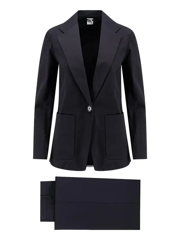 Aspesi Stretch Cotton Suit - Black