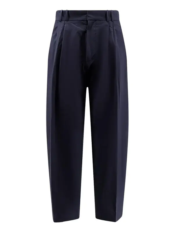 Studio Nicholson Oversize Cotton Trousers - Blue
