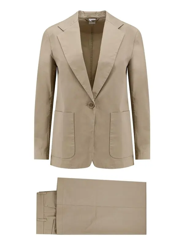 Aspesi Stretch Cotton Suit - Beige