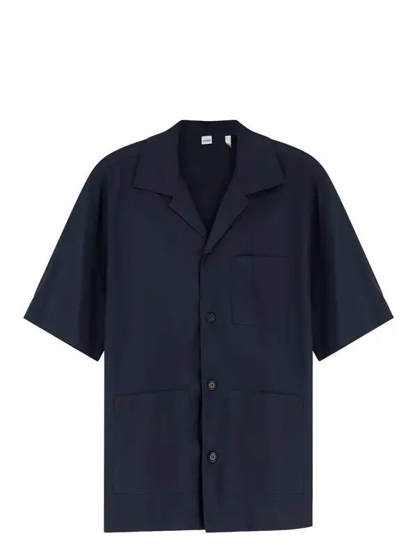Aspesi Ago Cotton Blend Shirt - Blue