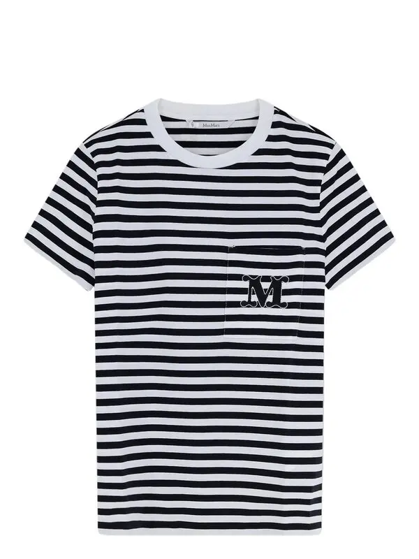 Max Mara Mxmoboli Cotton T-shirt - White