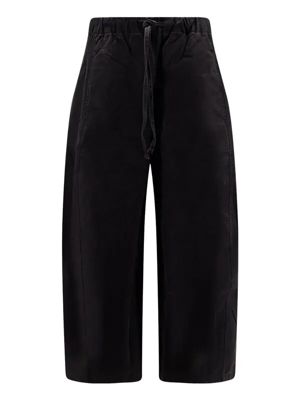 ENTIRE STUDIOS Loft Cotton Trousers - Black