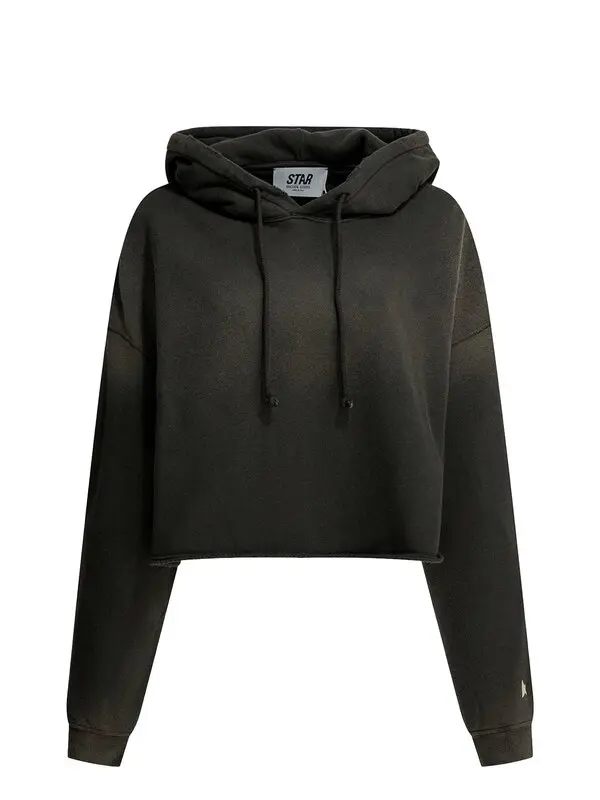 GOLDEN GOOSE Melange Cotton Sweatshirt - Grey