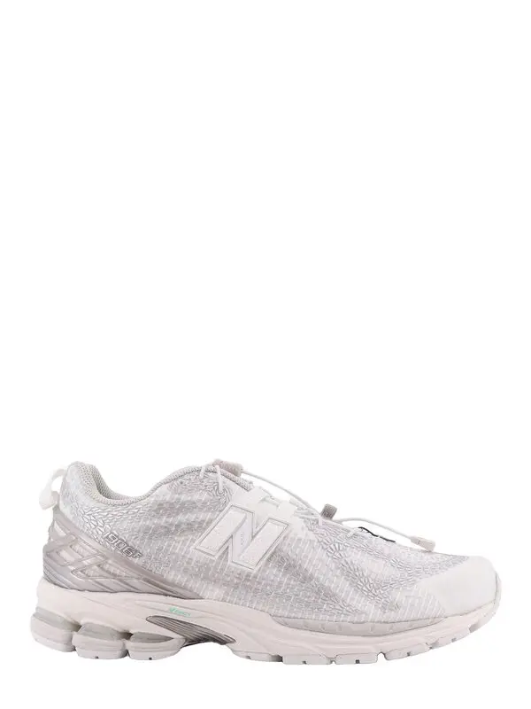 NEW BALANCE 190611 Technical Fabric Sneakers With Logo On The Side - White