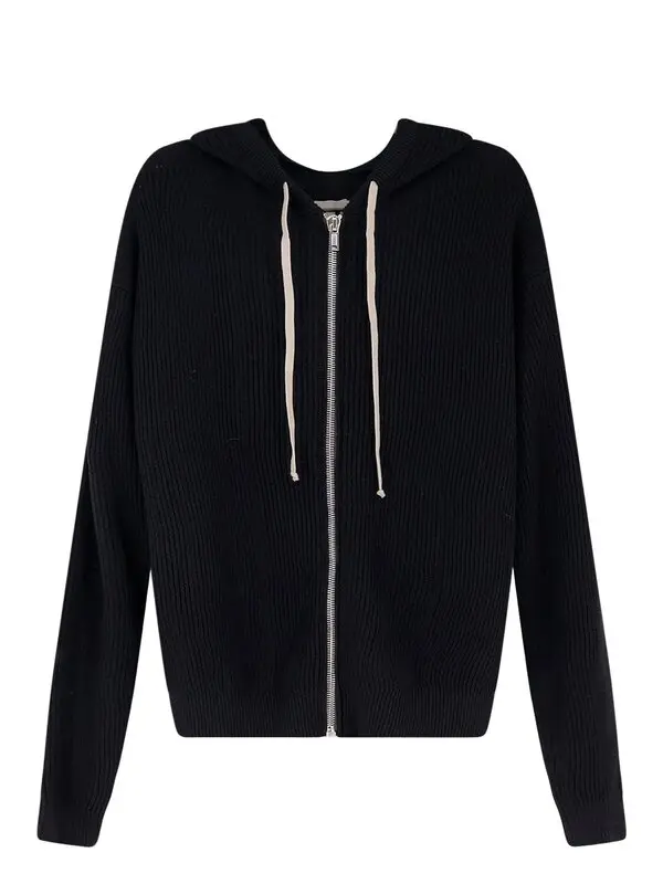 Rick Owens Virgin Wool Cardigan - Black