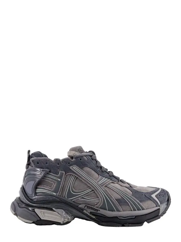 Balenciaga Runner Low-top Suede Sneakers - Grey