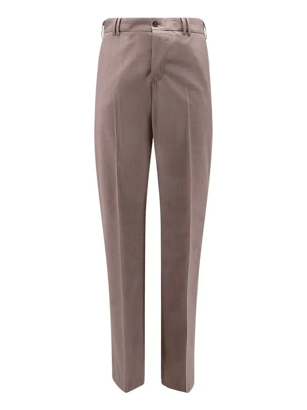 PT TORINO Stretch Virgin Wool Trousers - Beige