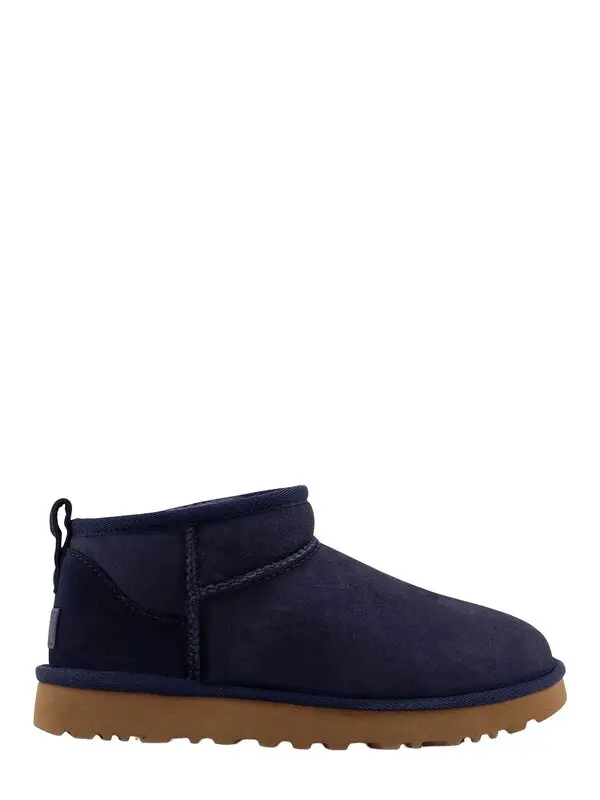 UGG W Classic Ultra Mini Suede Boots - Blue