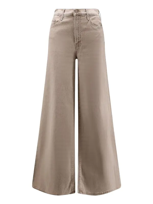 MOTHER The Undercover Sneak Denim - Beige