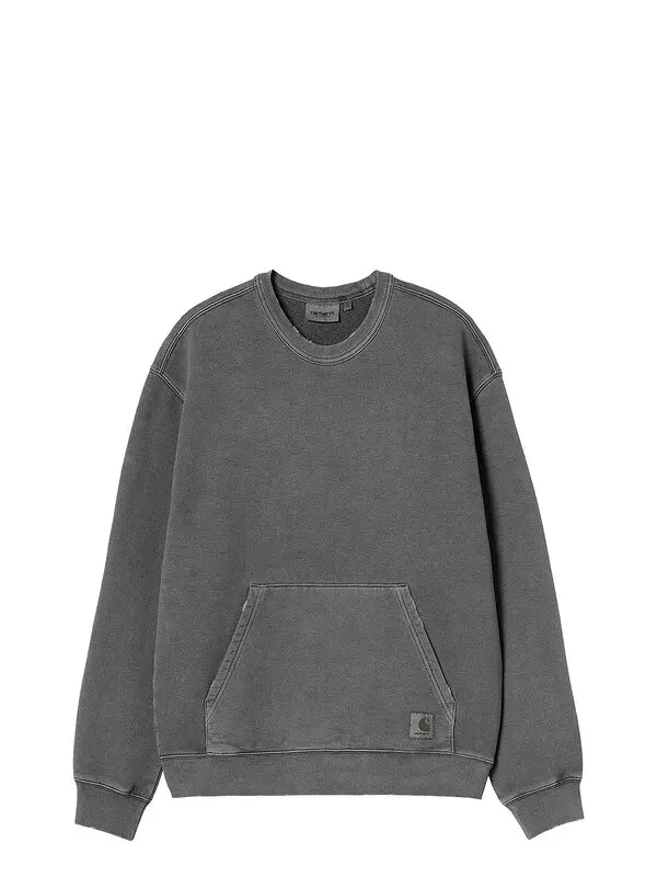 Carhartt Work In Progress Torion Dyeing Treatt Cotton Sweatshirt - Grey
