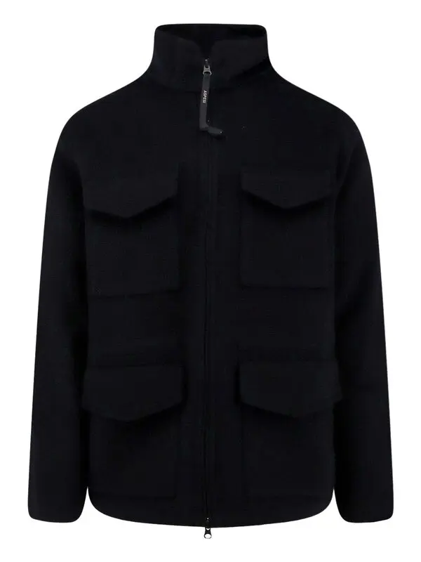 Aspesi Nelson Wool Coat - Blue