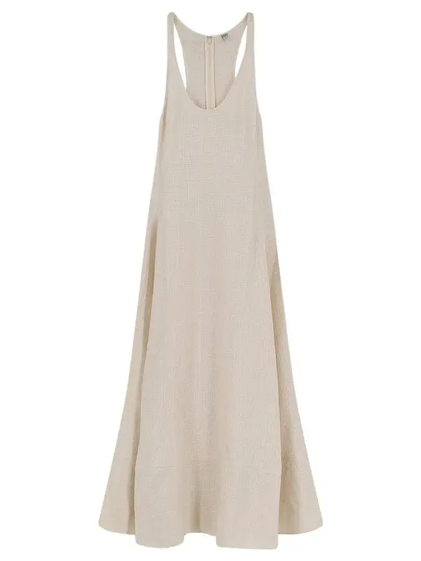 TOTEME Long Cotton Dress - Beige