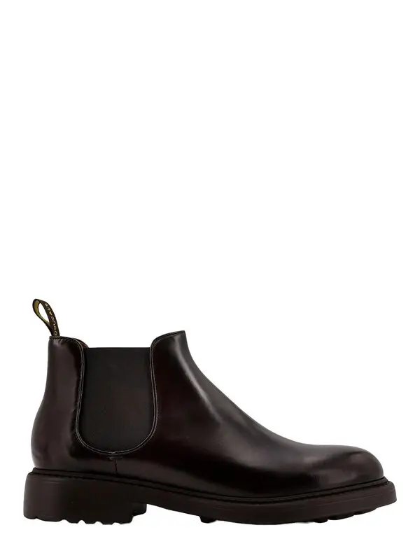DOUCAL'S Beatles Leather Chelsea Boots - Brown