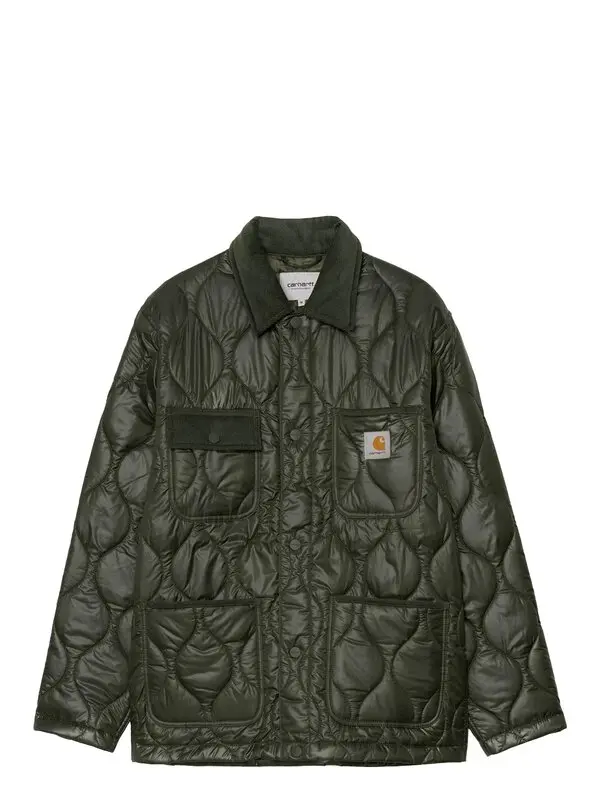 Carhartt Work In Progress Oscar Quilted Nylon Chore Jacket - Green