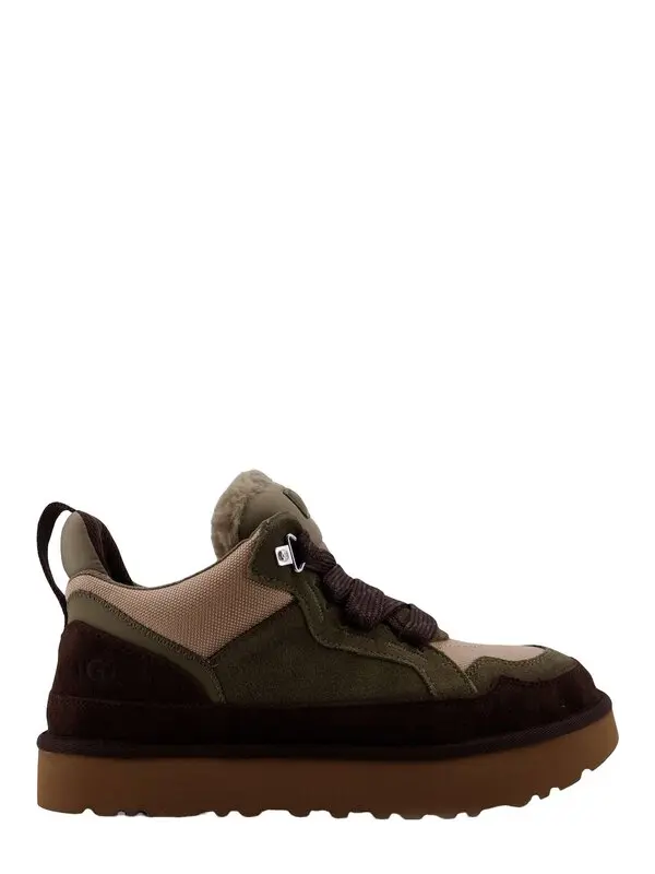 UGG Lowmel Suede And Nylon Sneakers - Green