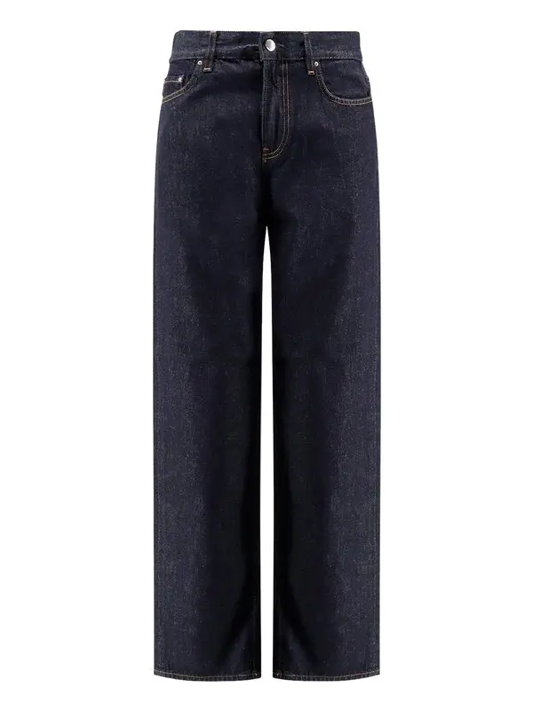 TOTEME Low Straight Denim Jeans - Blue