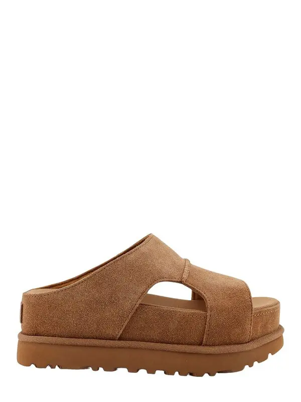UGG Goldenstar Suede Sandals - Brown