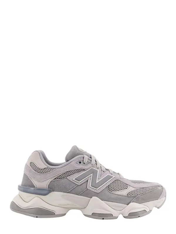 NEW BALANCE 9060 Low-top Sneakers In Mesh And Suede - Grey
