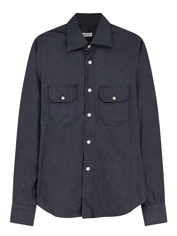Kiton Cotton Shirt - Black