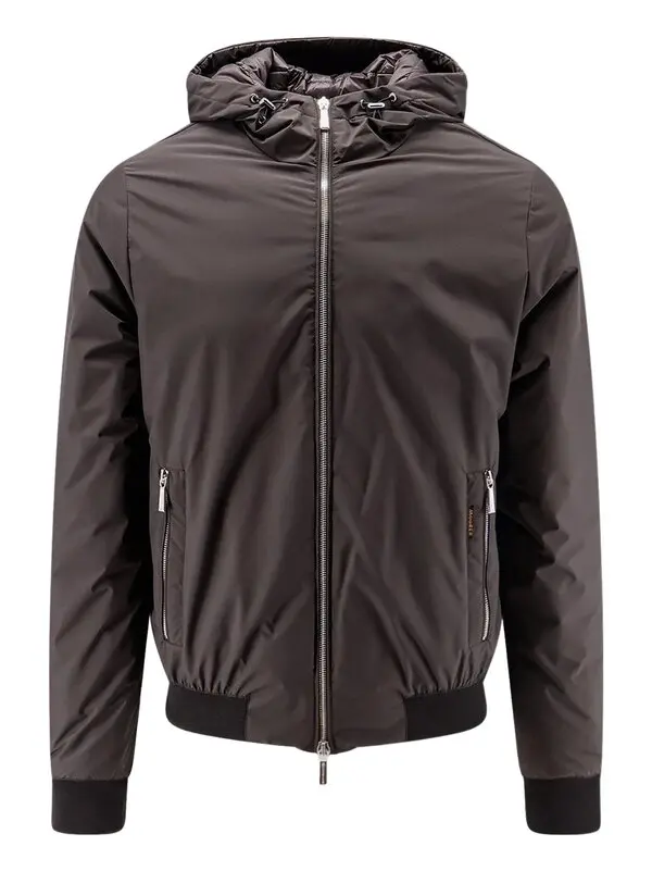 MOORER Oniro-stp Waterproof Technical Fabric Jacket - Brown