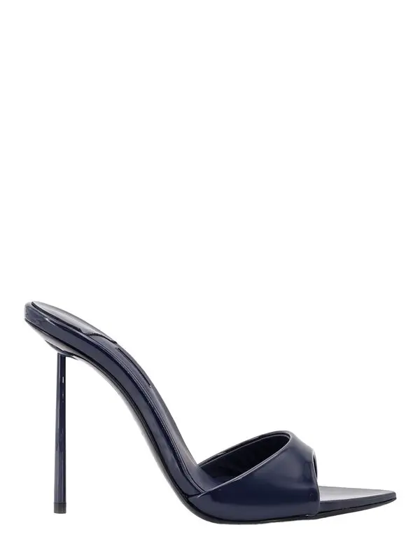LE SILLA Bella Patent Leather Stiletto Sandals - Blue
