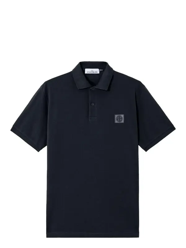 Stone Island Organic Cotton Polo Shirt - Blue
