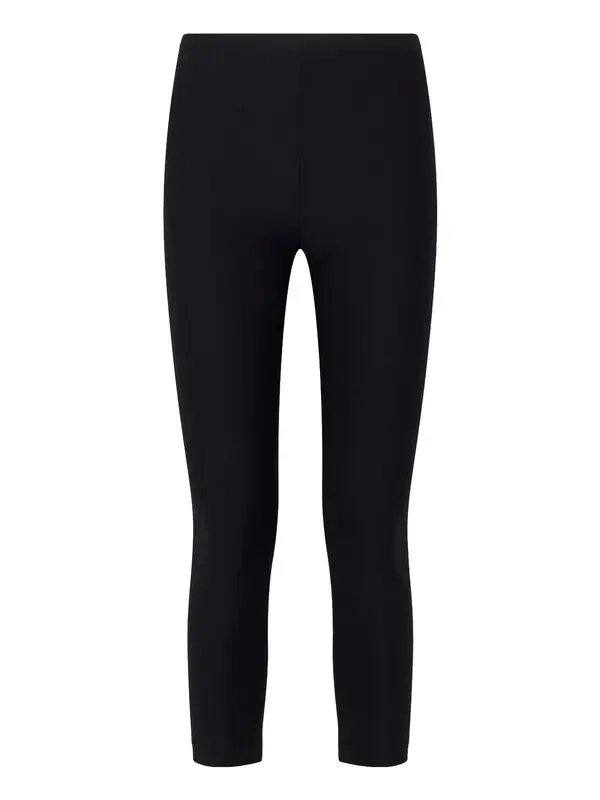 THE ROW Gael Skinny-leg Cropped Pants - Black