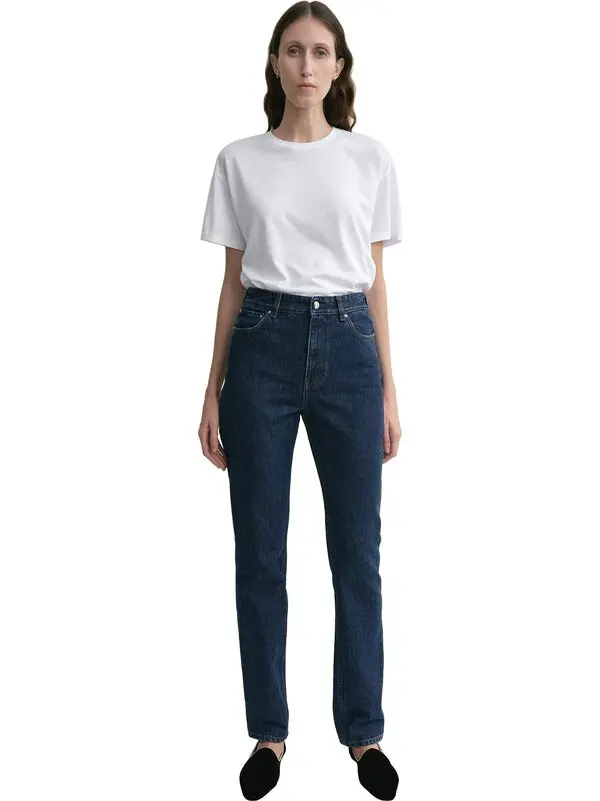 TOTEME High Slim Denim - Indigo