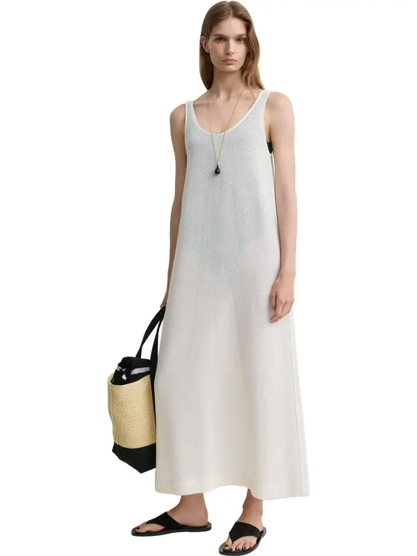 TOTEME Scoop Cover-up - Macadamia