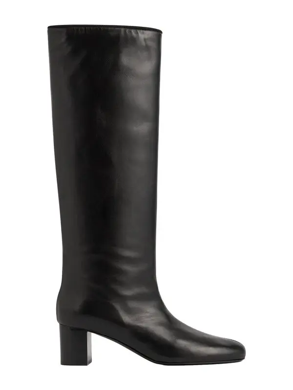TOTEME Downtown Nappa Knee-high Boots - Black