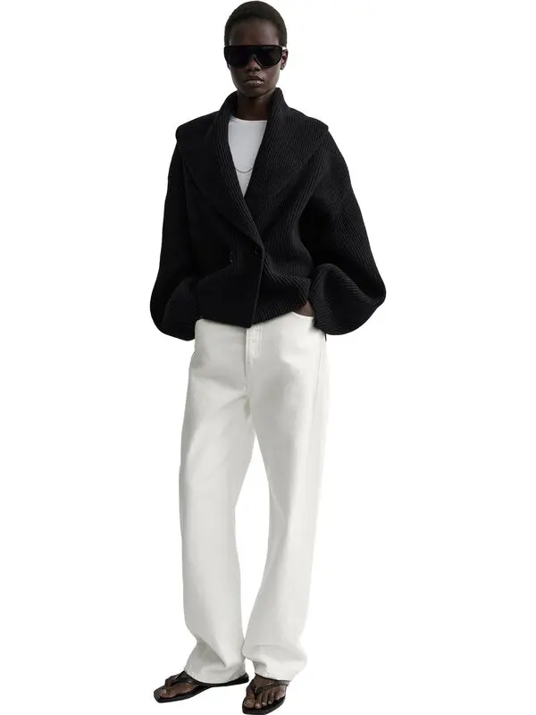 TOTEME Shawl-lapel Cardigan - Black