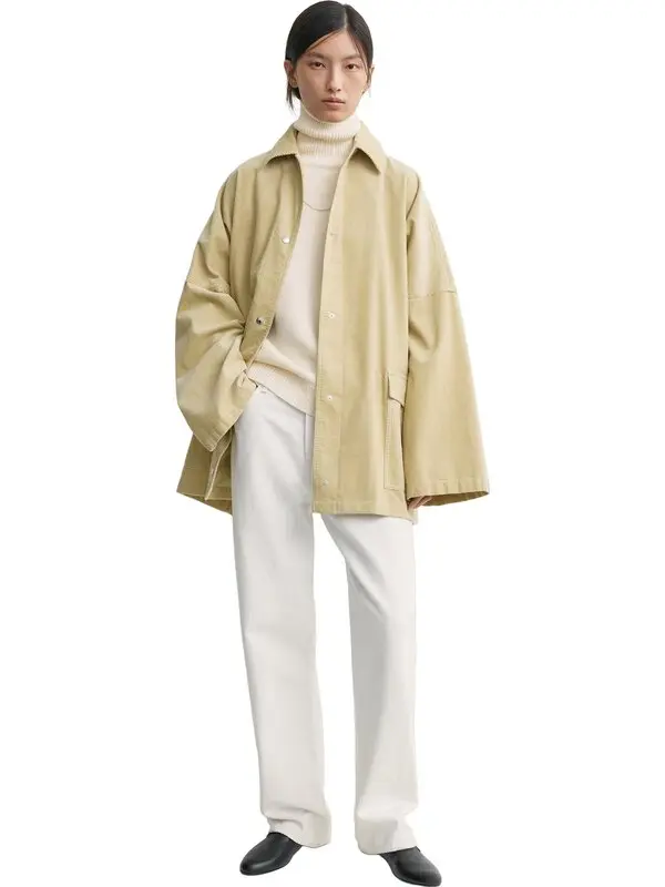 TOTEME Cord Overshirt Jacket - Beige