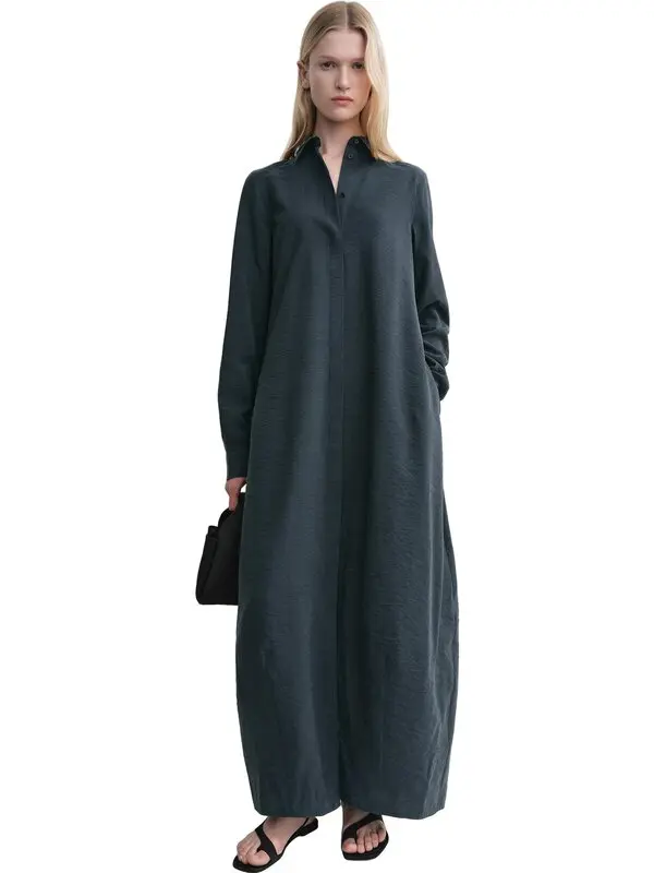 TOTEME Parachute Shirtdress Petite - Nightfall