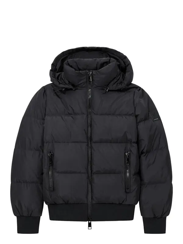 Armani Exchange Down Jacket In Downproof Nylon - Black