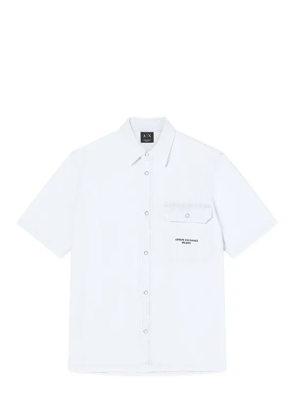 Armani Exchange Cotton Shirt - Blue