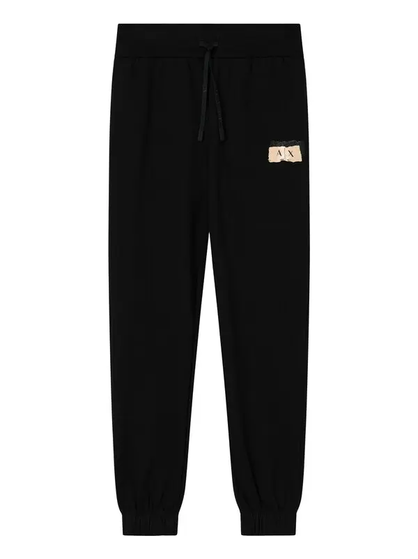 Armani Exchange French Terrry Jogger Trousers - Black