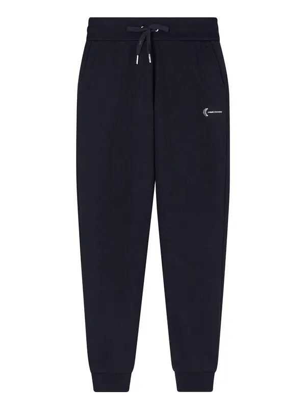 Armani Exchange Relaxed Fit Sweatpants In Cotton French Terry - Black