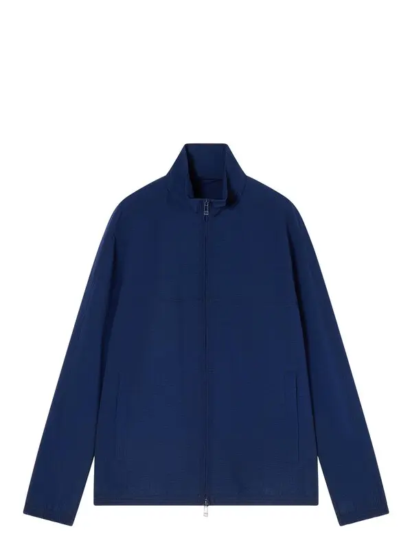 Armani Exchange Technical Fabric Blouson - Blue