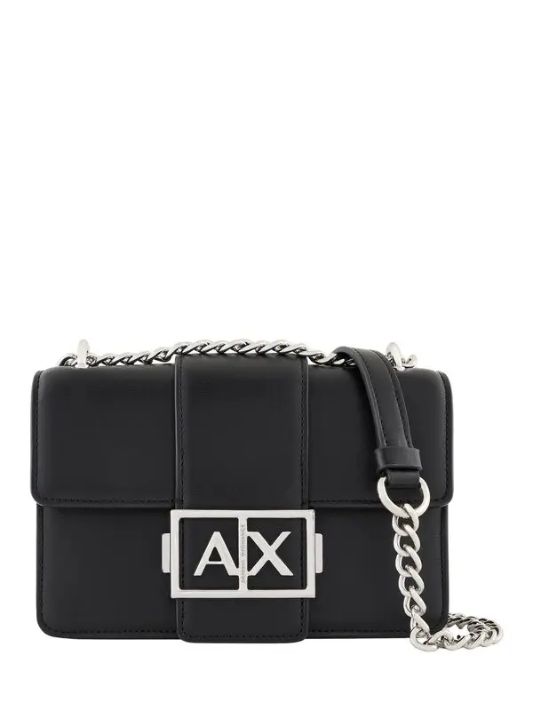 Armani Exchange Crossbody Messenger Bag - Black