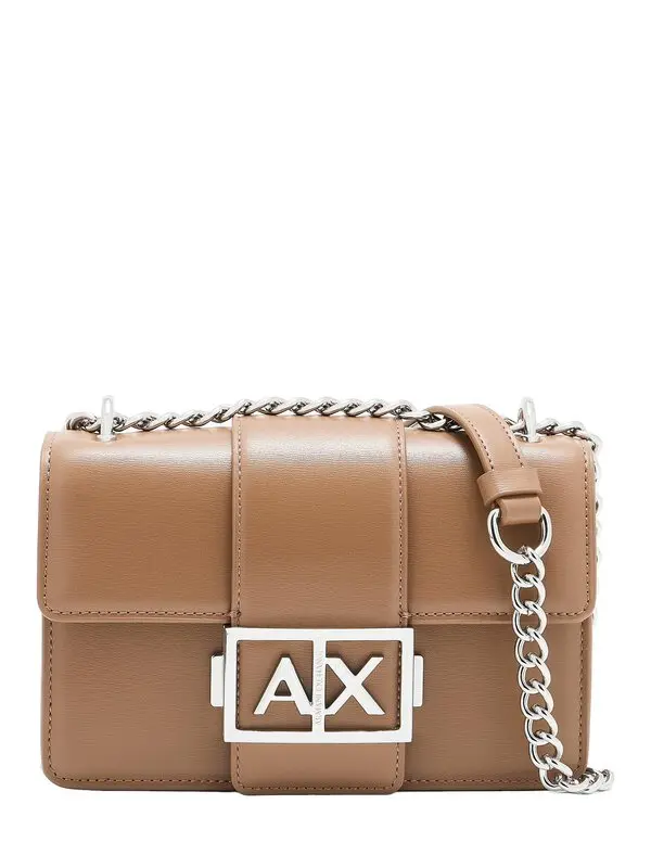 Armani Exchange Crossbody Messenger Bag - Brown