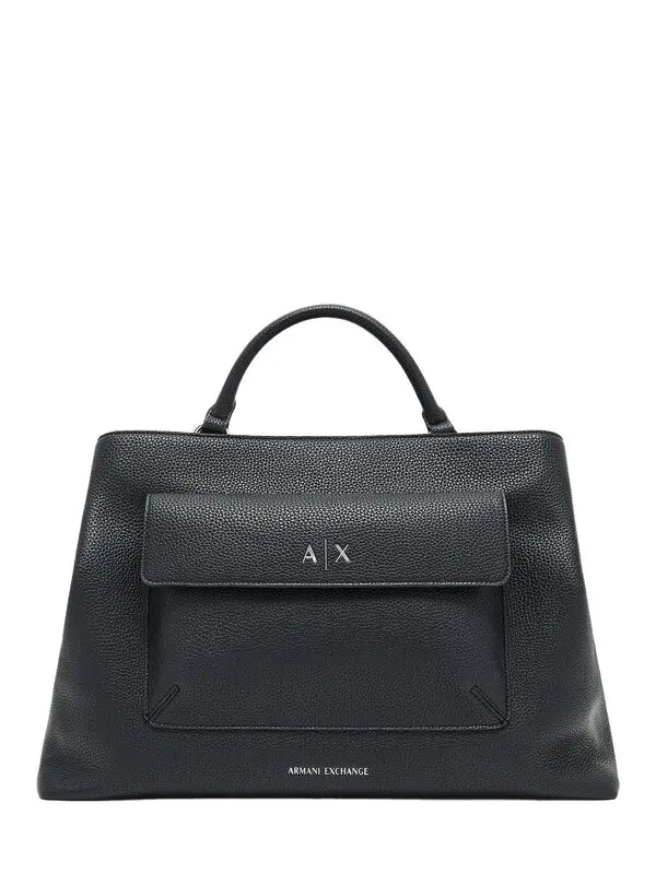 Armani Exchange Handbag With Shoulder Strap With Logo - Black